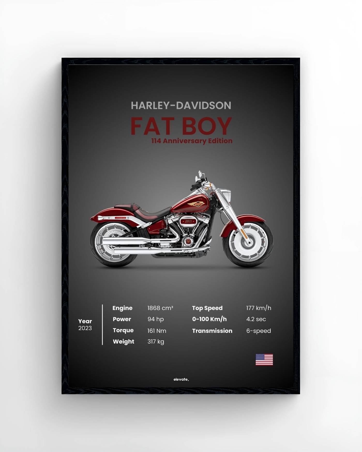 Harley-Davison Fat Boy – Elevate